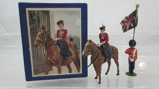 Timpo Set Hrm Queen Elizabeth Ii Mounted