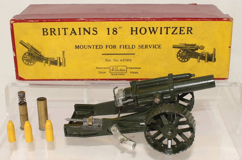 Britains Set #2107 18in Howitzer Tractor Wheels