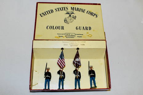 Britains #9482 U.s. Marine Corps Colour Guard