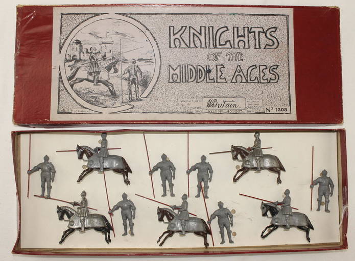 Britains Set Knights Of The Middle Ages