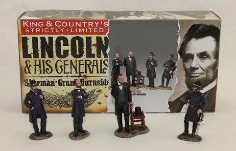 King & Country Set Lincoln And His Generals
