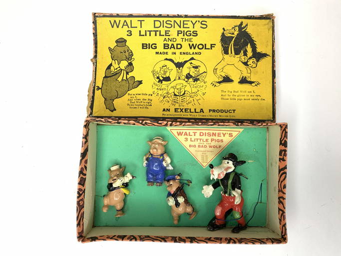 Rare Exella 3 Little Pigs & The Big Bad Wolf