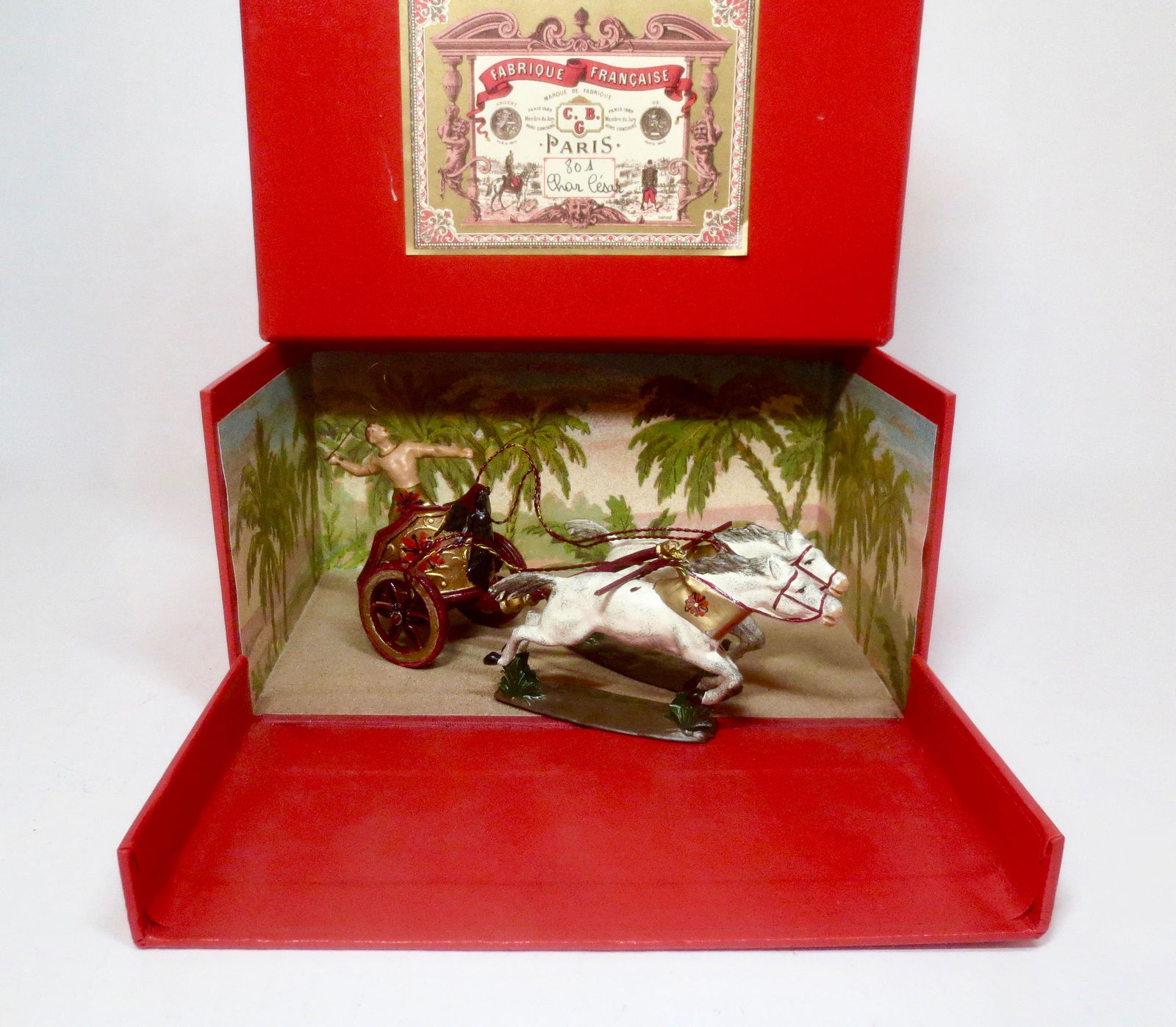 Mignot Chariot Cesar Diorama - Dec 12, 2020 | Old Toy Soldier Auctions ...