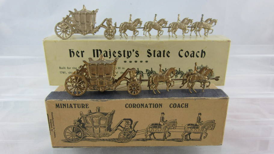 Britains Set #1478 & 44d Coronation Coaches.