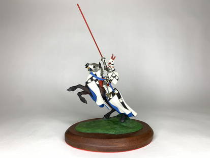 Brian Rodden 90mm Mounted Knight On Rearing Horse