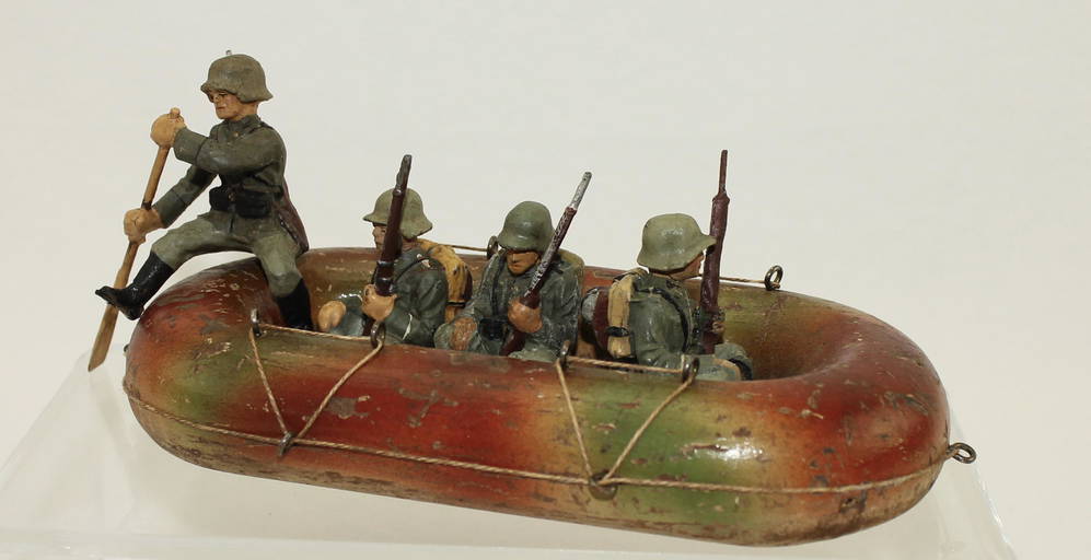 Elastolin Assault Raft With Crew