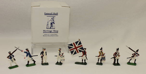 Demi Round Revolutionary War Figures