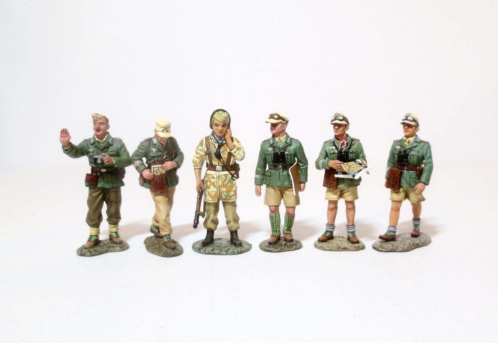 King & Country Ww2 Africa Korps Command Figures