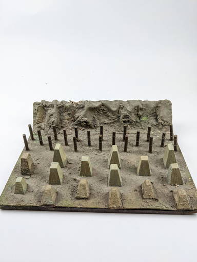 Elastolin Trench With Barbwire 12 Inches Long - Nov 20, 2021 | Old Toy Soldier Auctions USA in PA