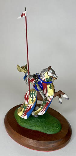 Brian Rodden 90mm Mounted Knight On Rearing Horse