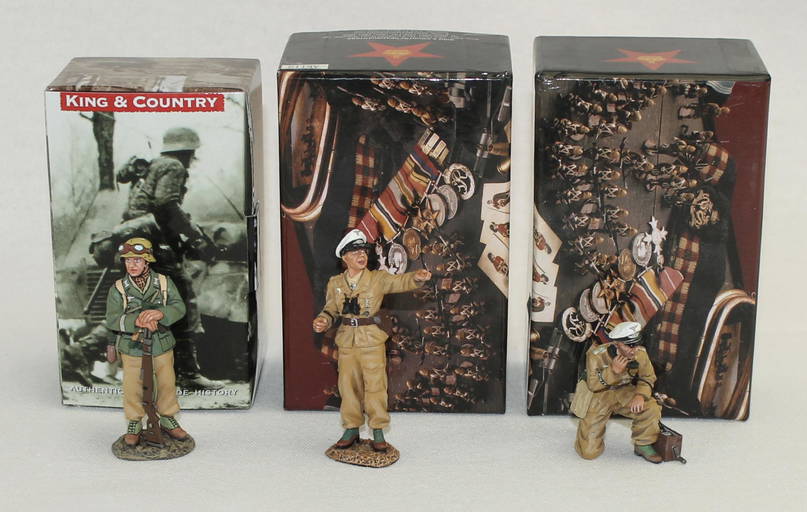 King & Country Lot General Ramcke Rifleman - May 14, 2022 | Old Toy ...