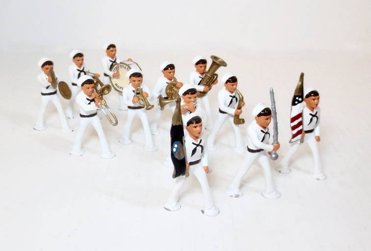 Crc U.s. Navy Marching Band With Colors