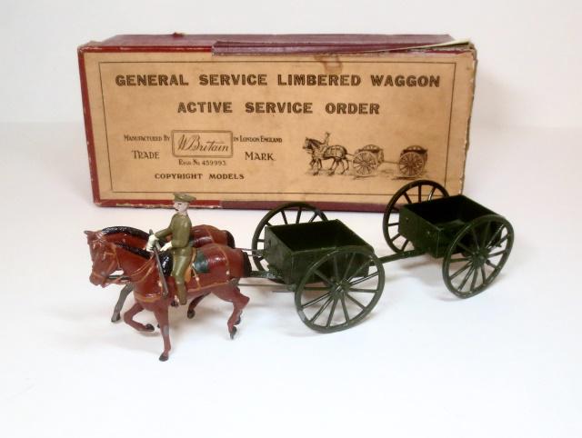 Britains #1331 General Service Limbered Wagon