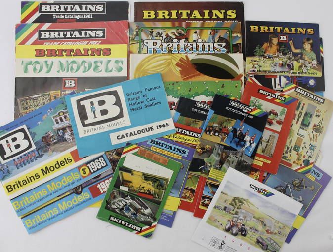 Lot of Britains Advertising Pamphlets - Nov 18, 2022 | Old Toy Soldier ...