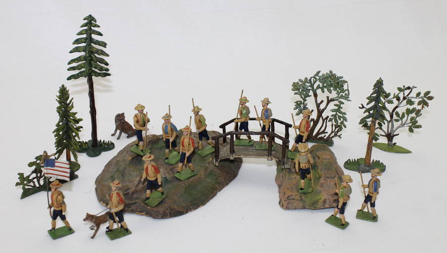 Heyde Lot Boy Scouts Hiking (#0190) on Dec 10, 2022 | Old Toy Soldier ...