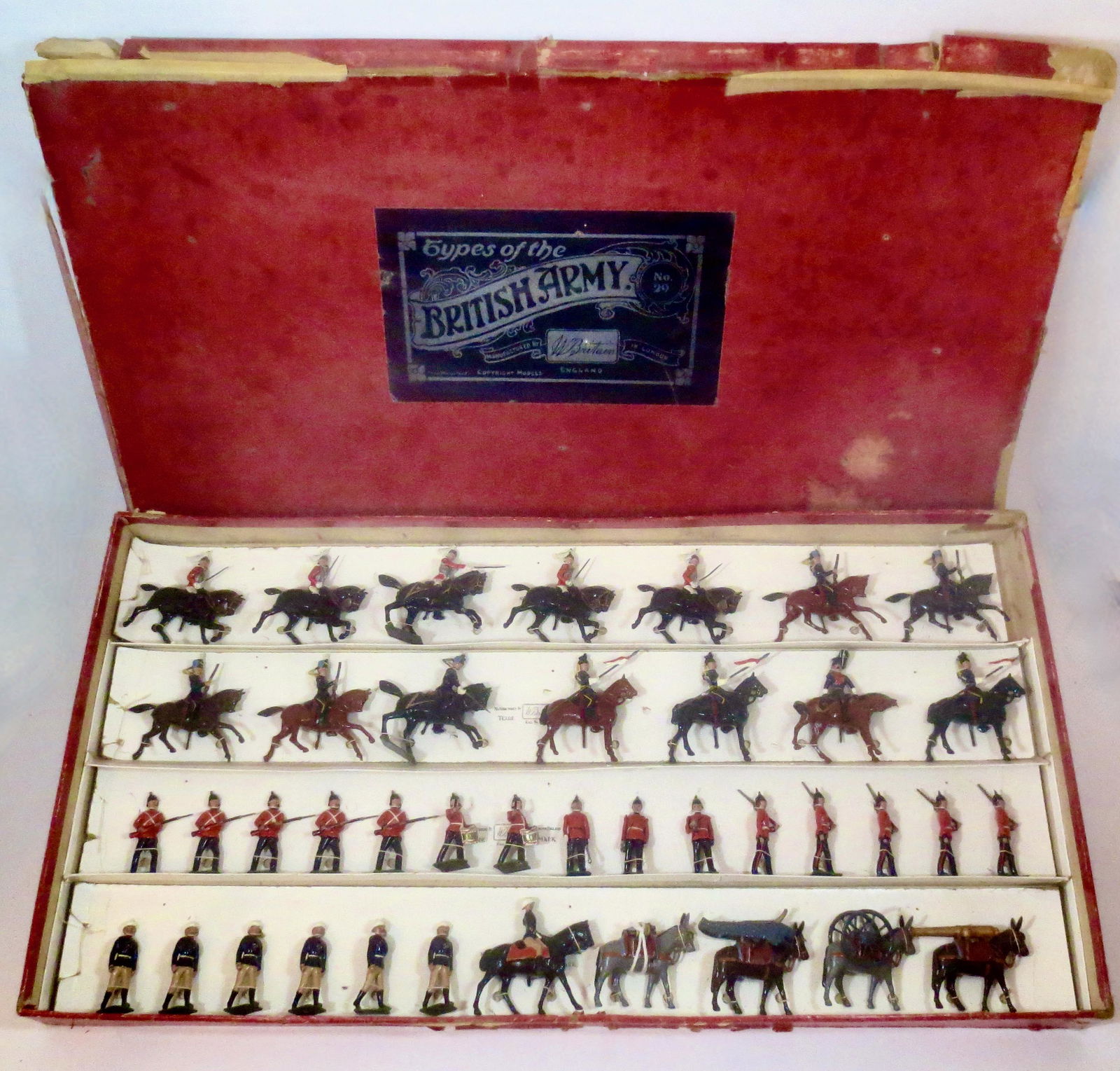 Britains Rare #29 British Army Display Set