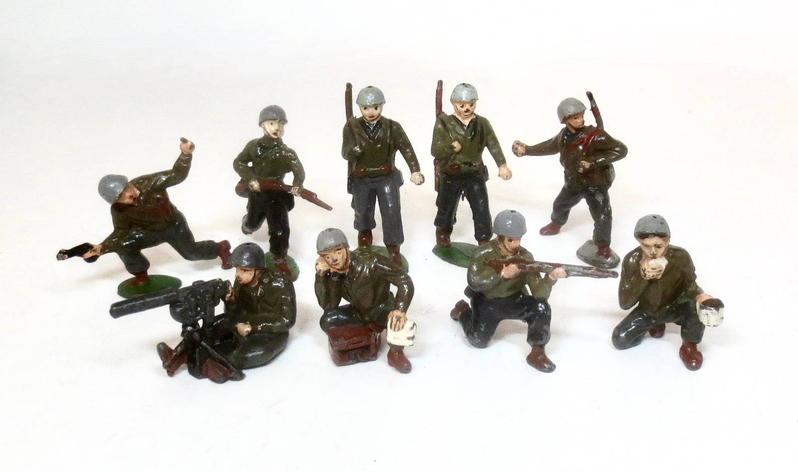 Timpo & Charbens Ww2 U.s. Infantry Figures Auction