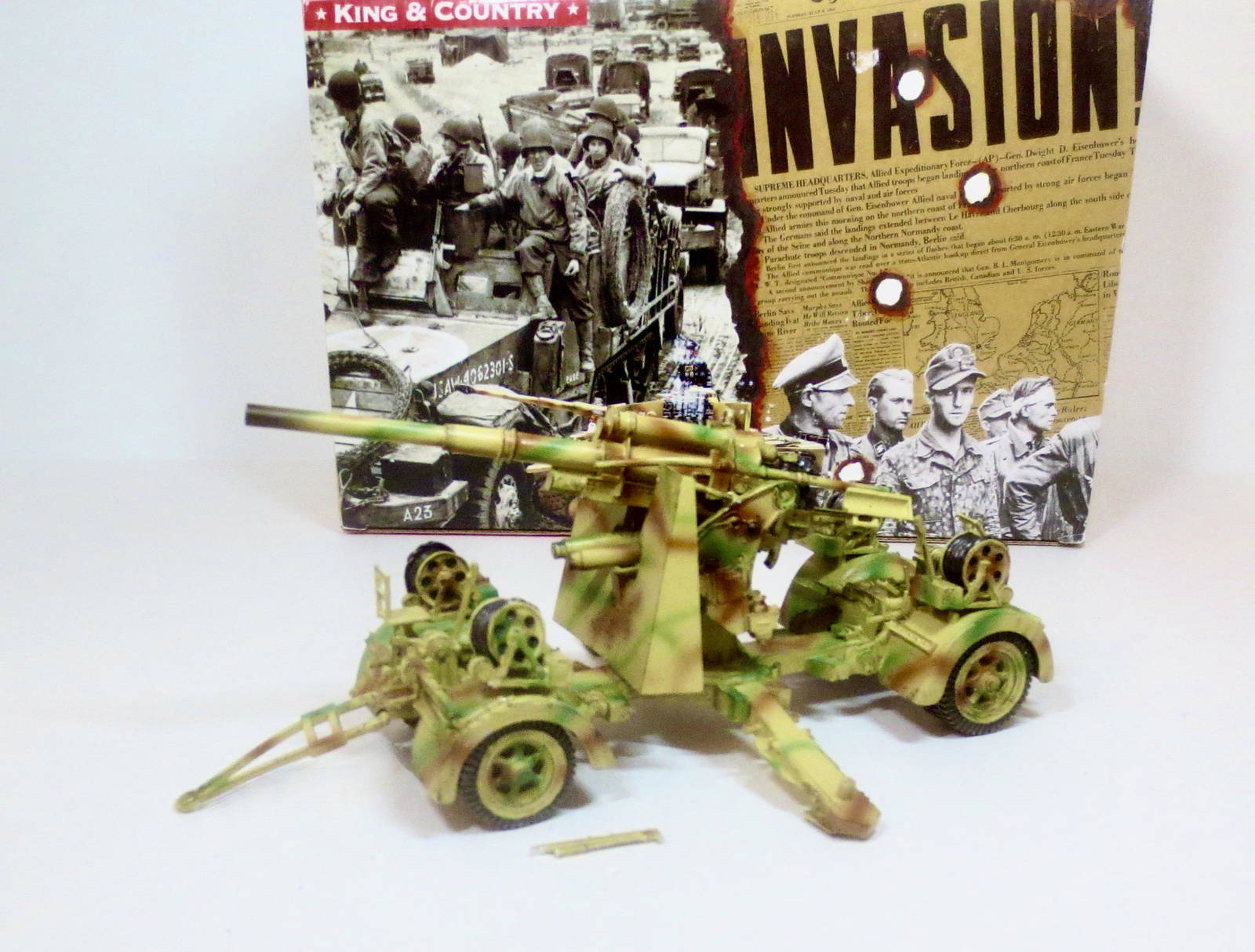 King & Country #ws057 80mm Gun Auction