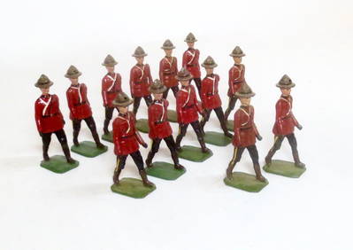 Rare Ideal Royal Canadian Mounties Headquarters Play Set.