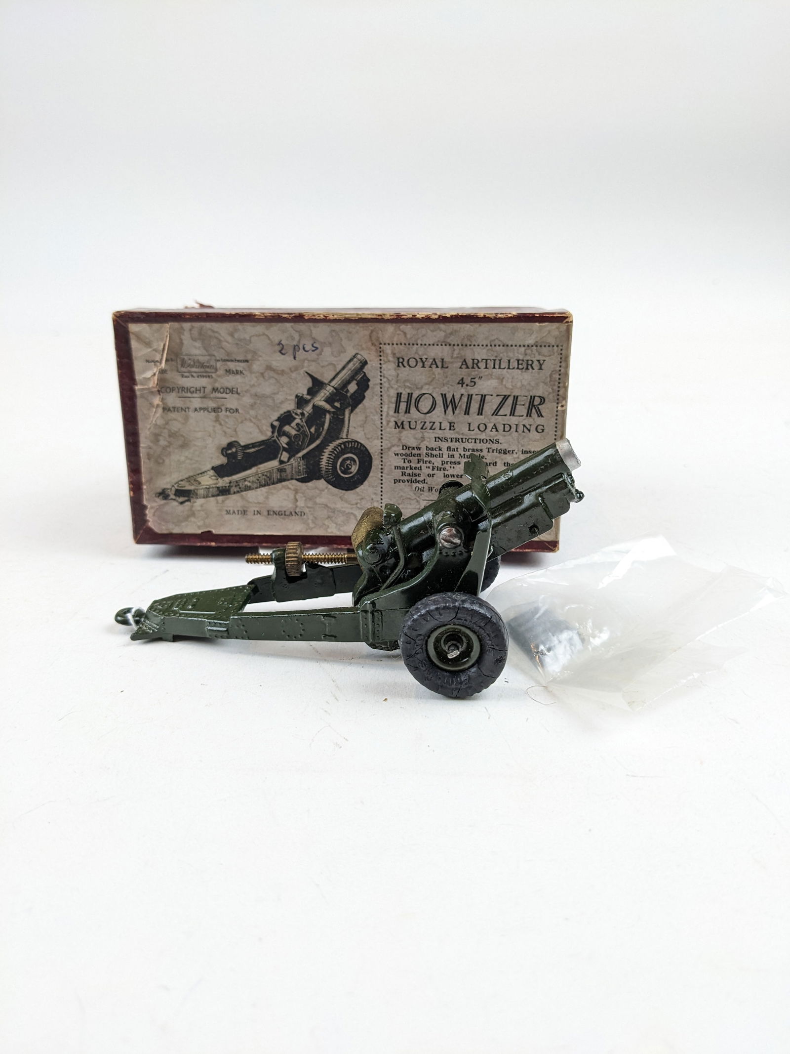 Britains #1725 4.5 Inch Howitzer Pre-war Auction