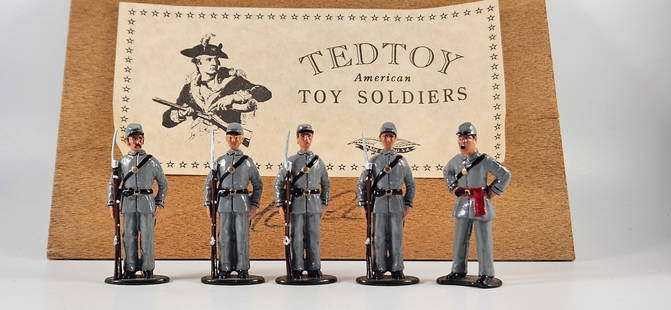 Ted Toy Soldiers Confederate Camp Life