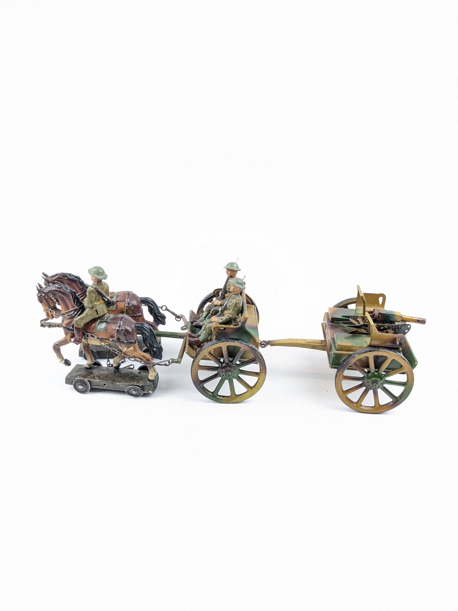 Lineol British Caisson & Machine Gun Cart Auction