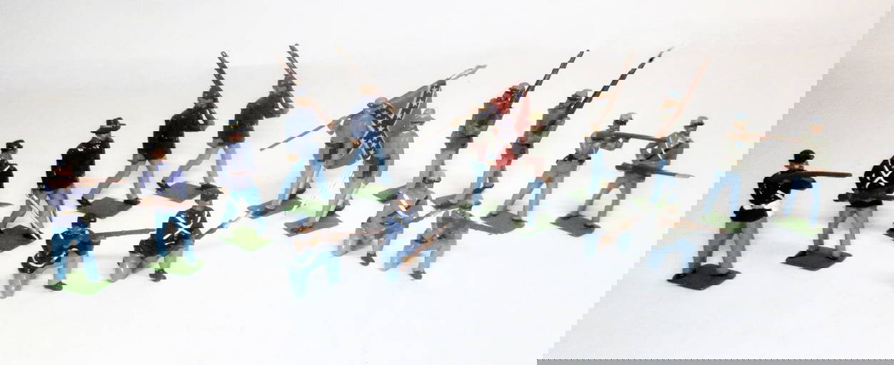 Britains Acw Union & Confederate Soldiers