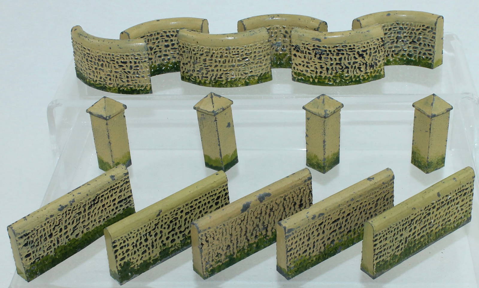 Britains Lot Farm Flint Wall Sections Auction