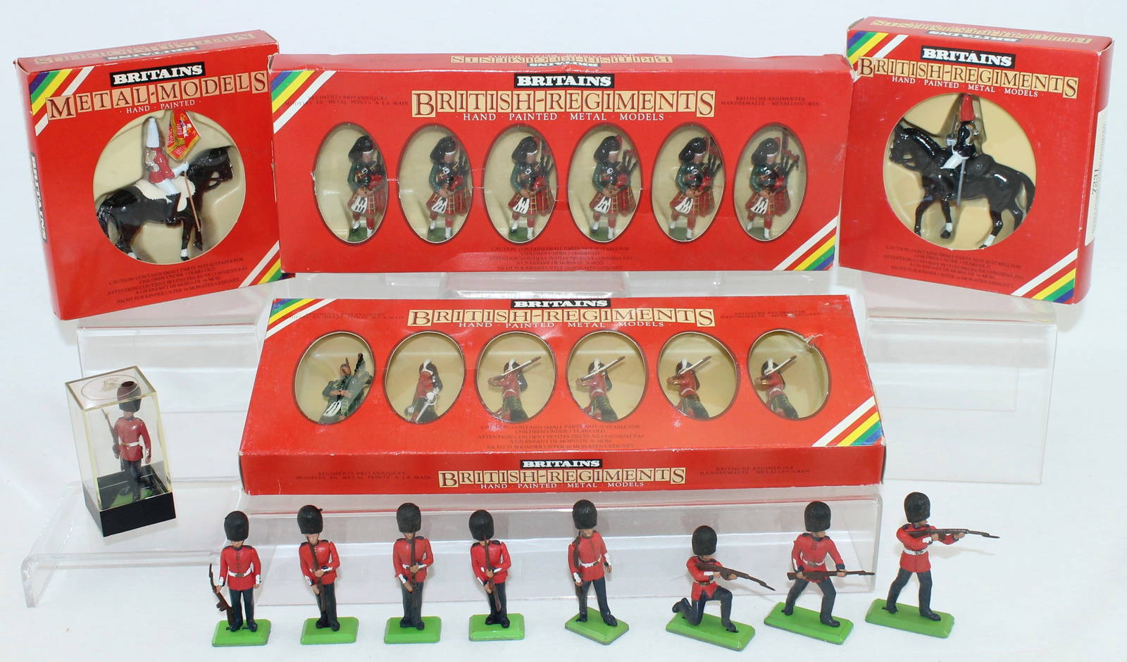 Britains Lot Of Pipers, Gordon Highlanders Auction