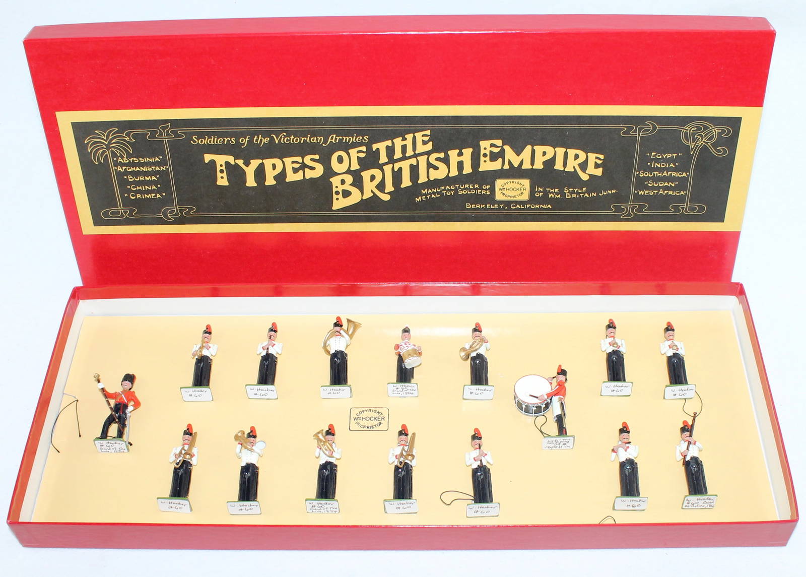 Hocker Set 60 Band Of The Line, 1854 Auction