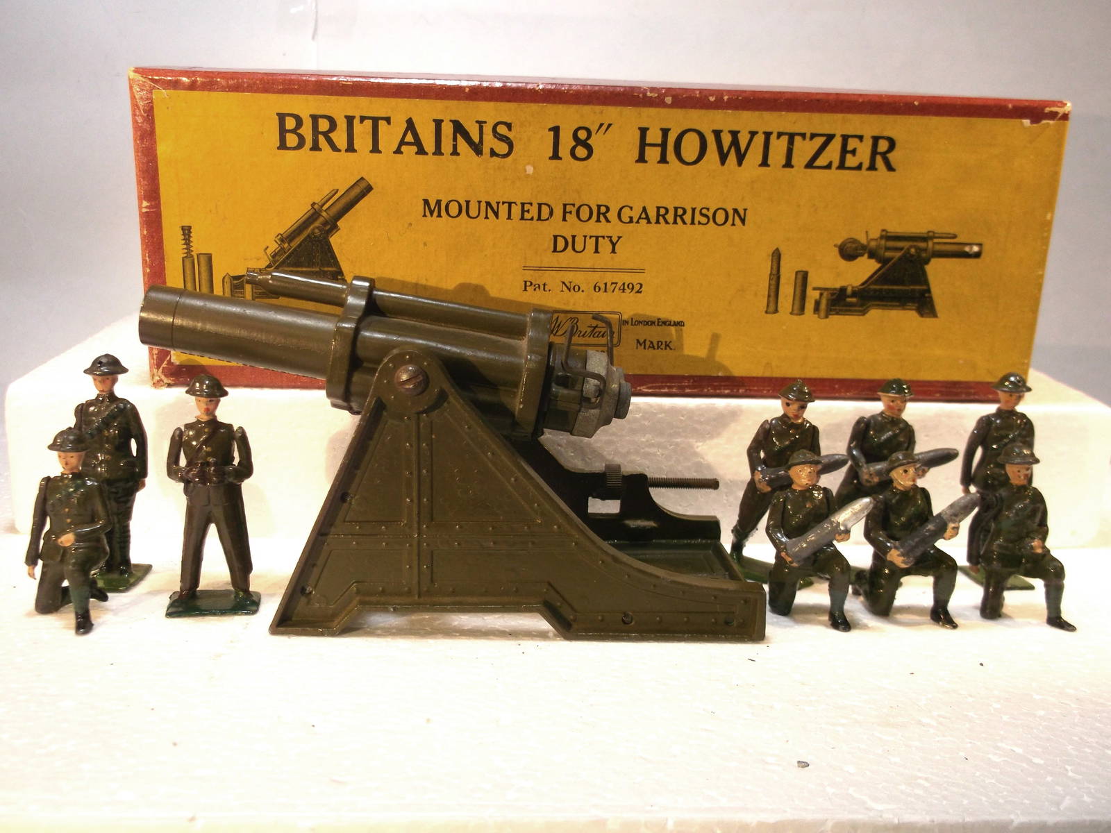 Britains No 2106 Heavy Howitzer And No 1730 Auction