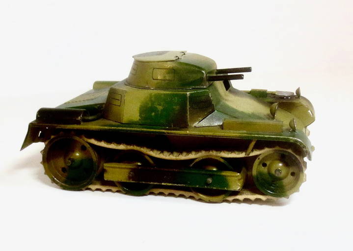 Rare Lehmann Tank With Panzer Driver