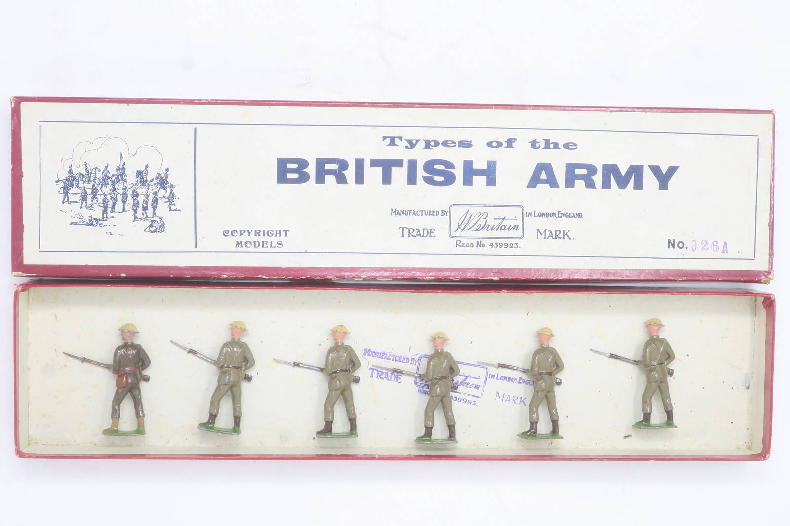Britains Set #326a British Infantry Auction