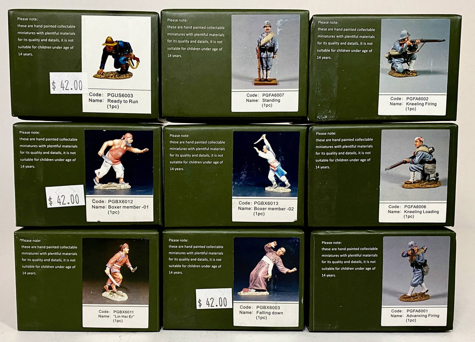 Team Miniatures, Large Lot! Auction