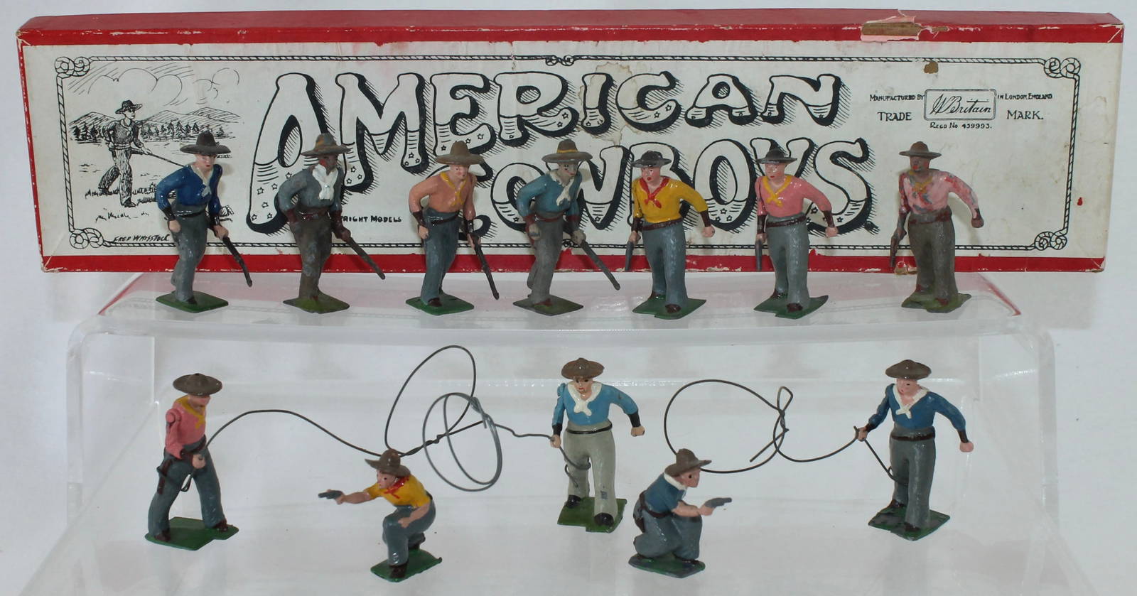 Britains Lot American Cowboys Auction