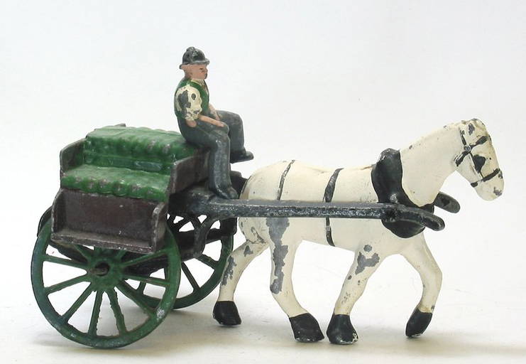 Timpo Rare Irish Jaunting Cart And Horse
