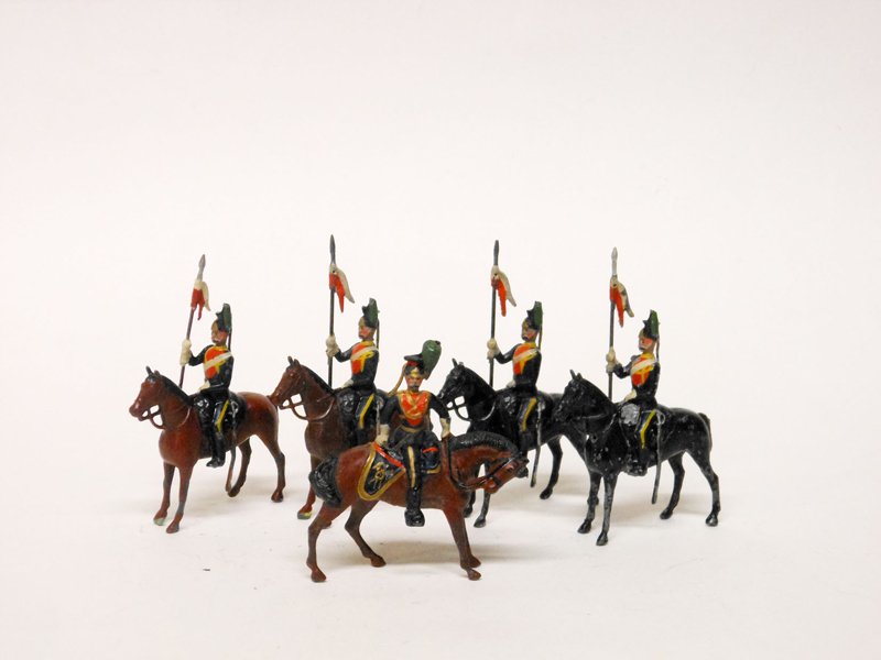 Britains Set # 23 Royal Irish Lancers With Officer