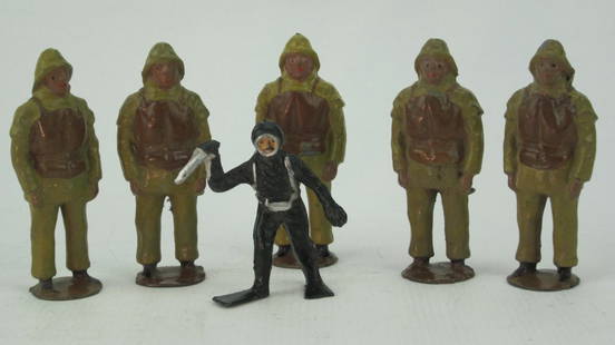 Britains Lifeboat Men And Timpo Frogman Diver