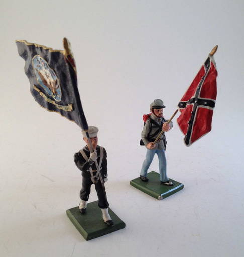 Wall Miniatures Confederate & Naval Flag Bearers - Aug 29, 2015 | Old ...