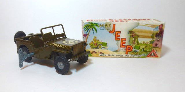 Triang Minic Clockwork Toy Jeep