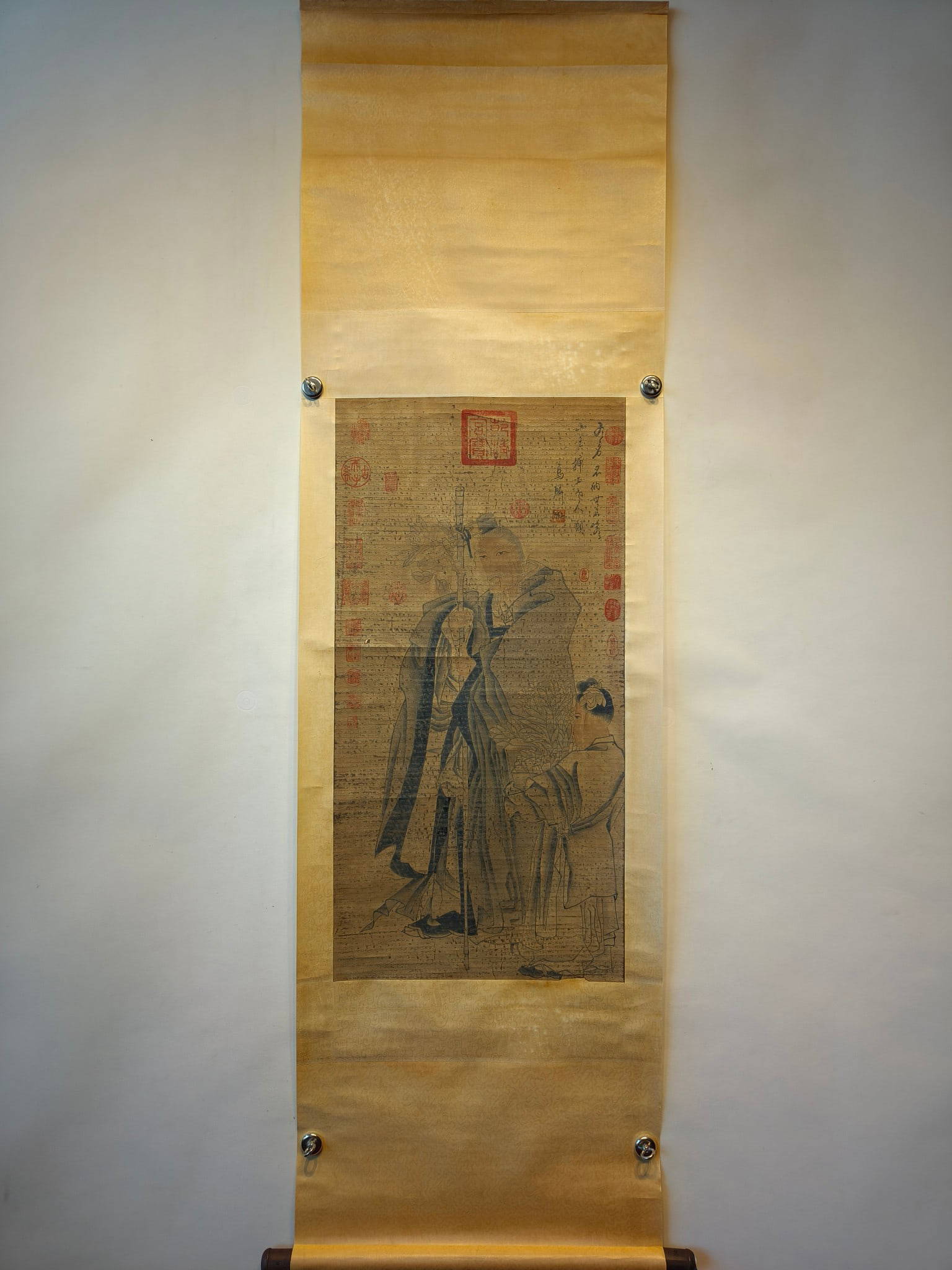 Chinese Scroll Painting Yuan Dynasty Ma Lin Auction