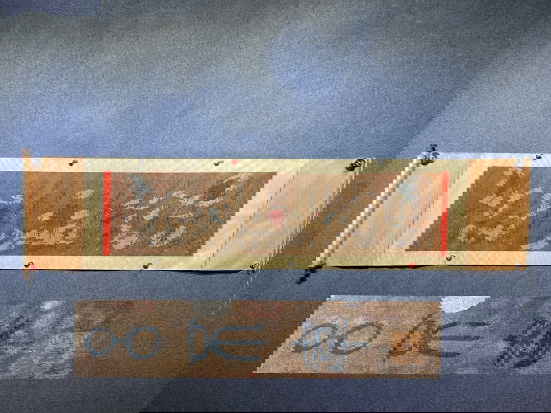 Chinese Scroll Painting Han Dynasty Lu Buwei Auction