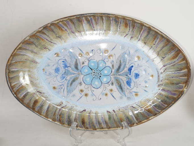 Vintage Ken Edwards Mexican Pottery Plate