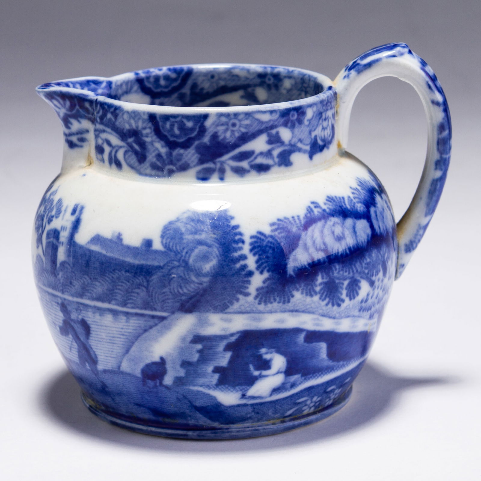 Copeland Spode Blue Italian Porcelain Cream Jug Ca. 1880 Auction
