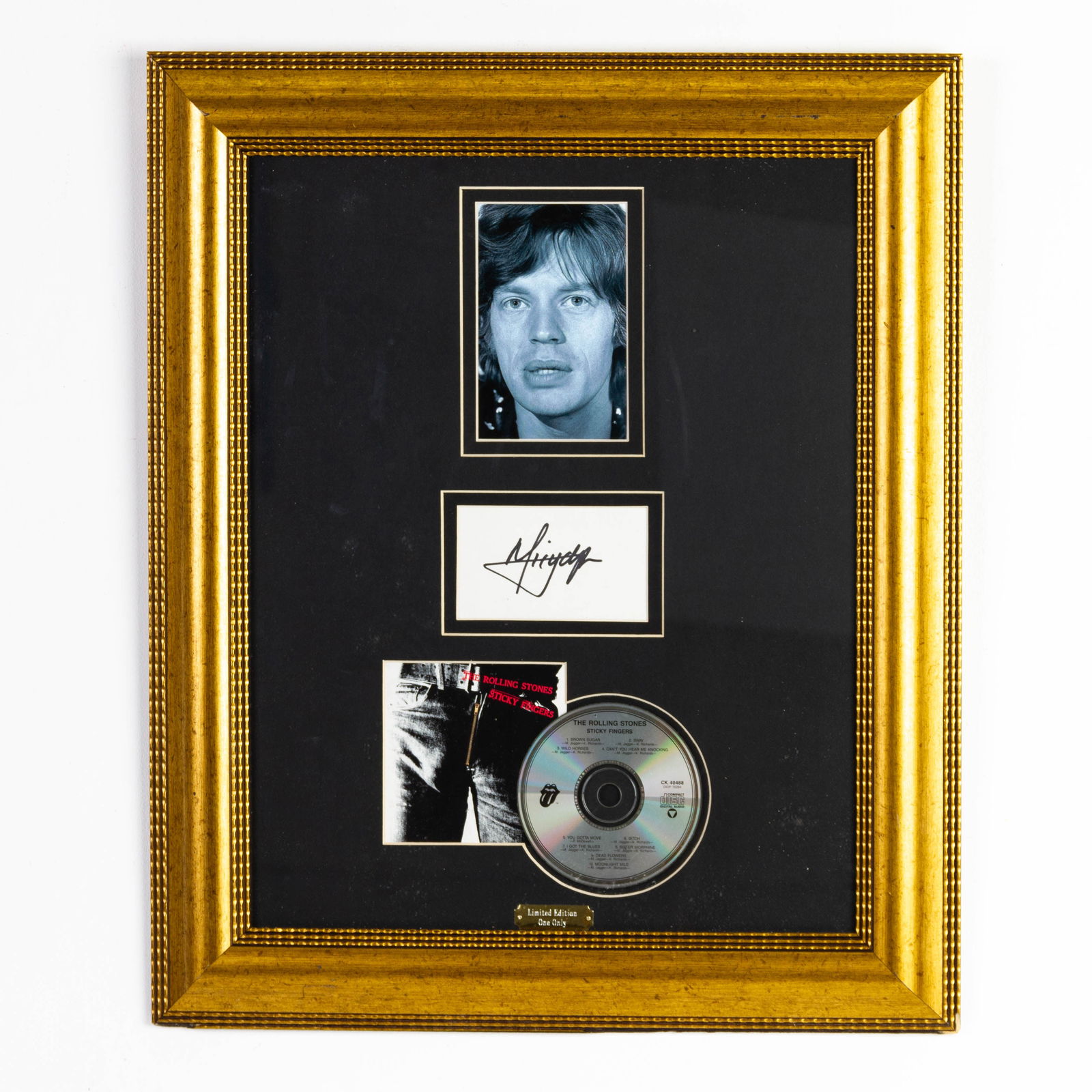 The Rolling Stones Sticky Fingers Signed Autograph Mick Jagger Auction