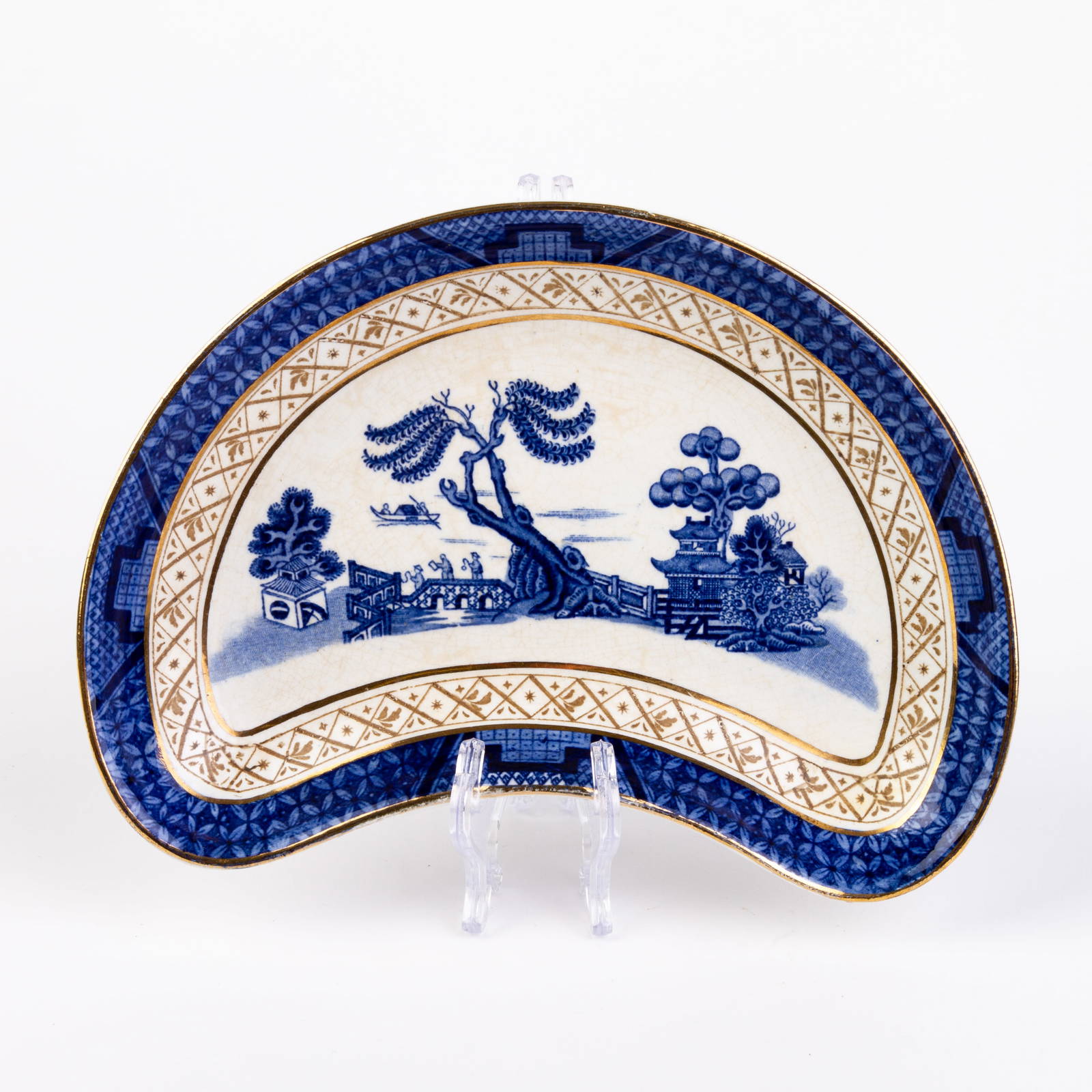Booths Real Old Willow Porcelain Dish Auction