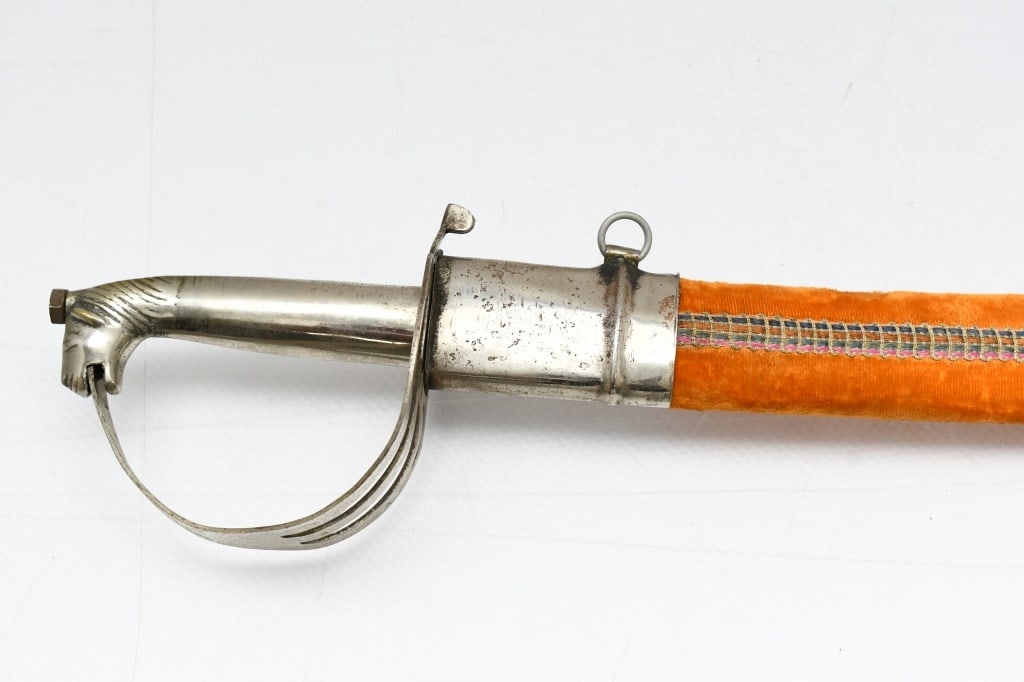 Mid 20th Century Indian (india) Scimitar Ceremonial Sword W/ Velvet ...