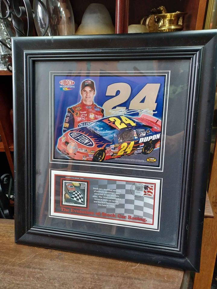 Nascar Jeff Gordon Usps Commemorative Stamp Evolutions Of Racing Auction