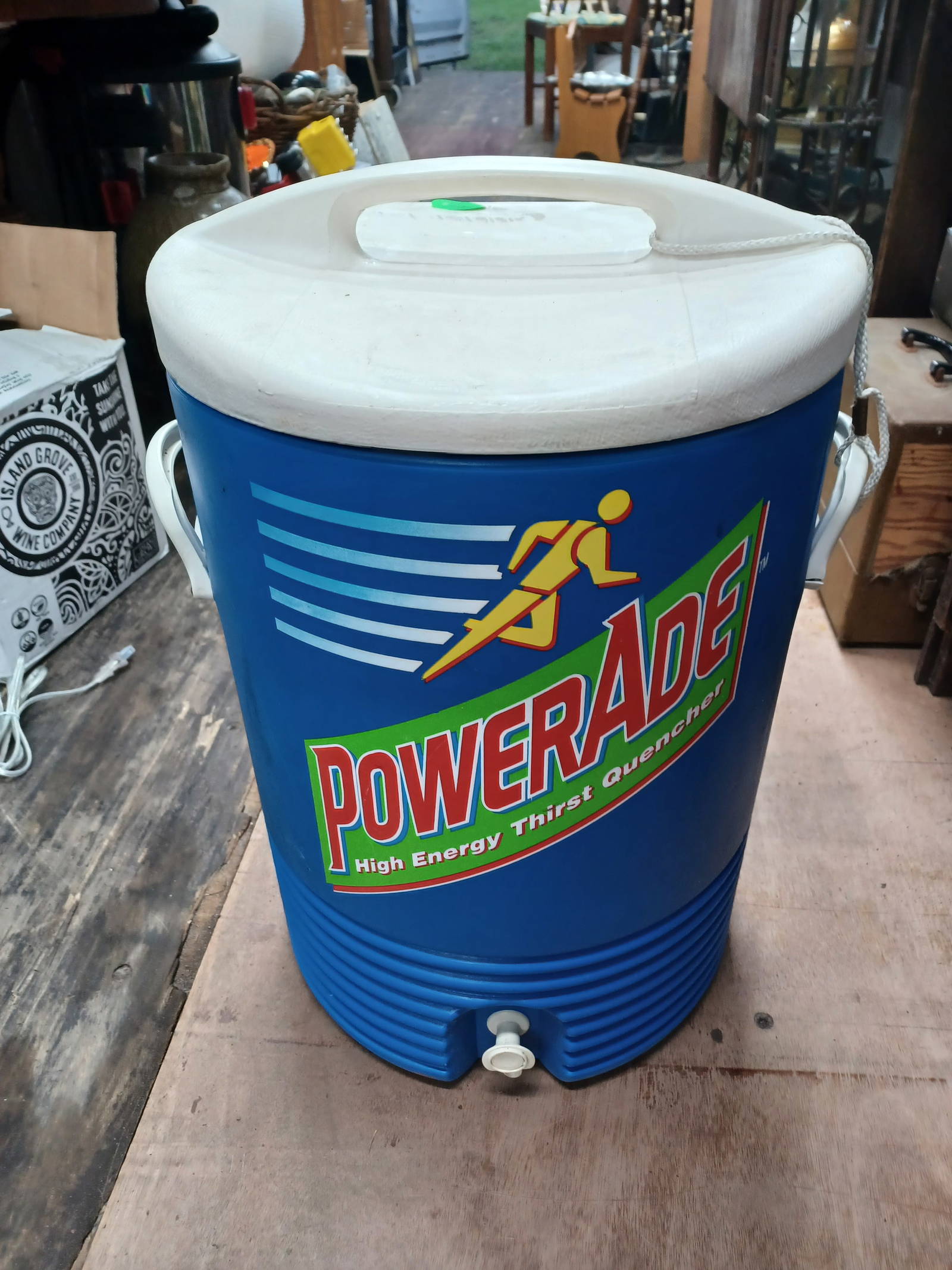 Vintage Powerade Game Day Dispenser Auction