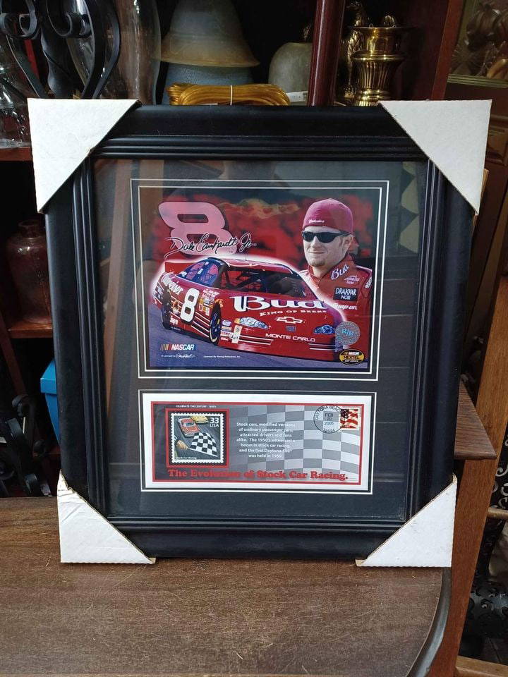 New Nascar Dale Earnhardt Jr Usps Commemorative Stamp Artwork The ...